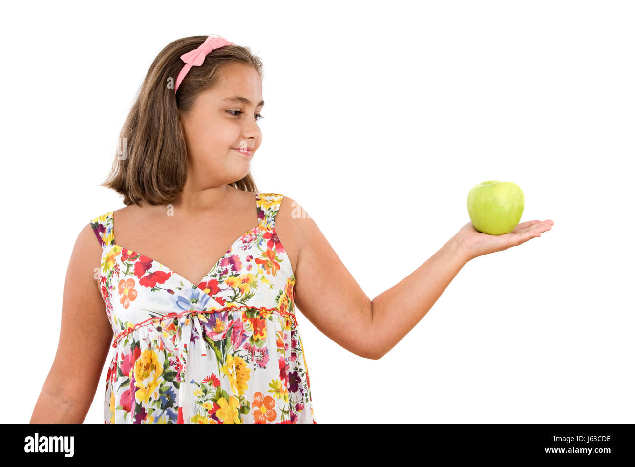 adorable apple girl girls woman gesture humans human beings people folk ...