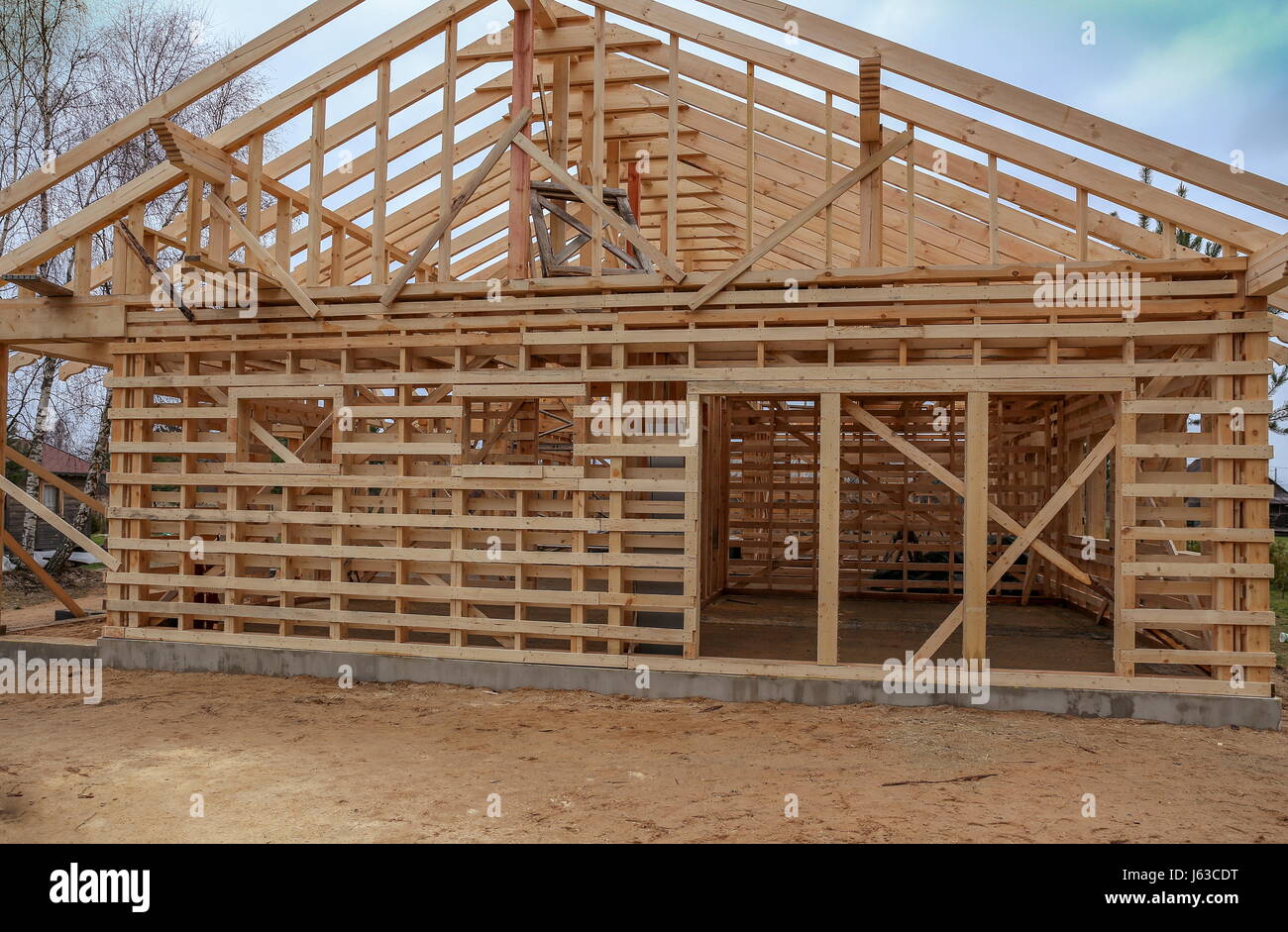 Timber frame design hi-res stock photography and images - Alamy