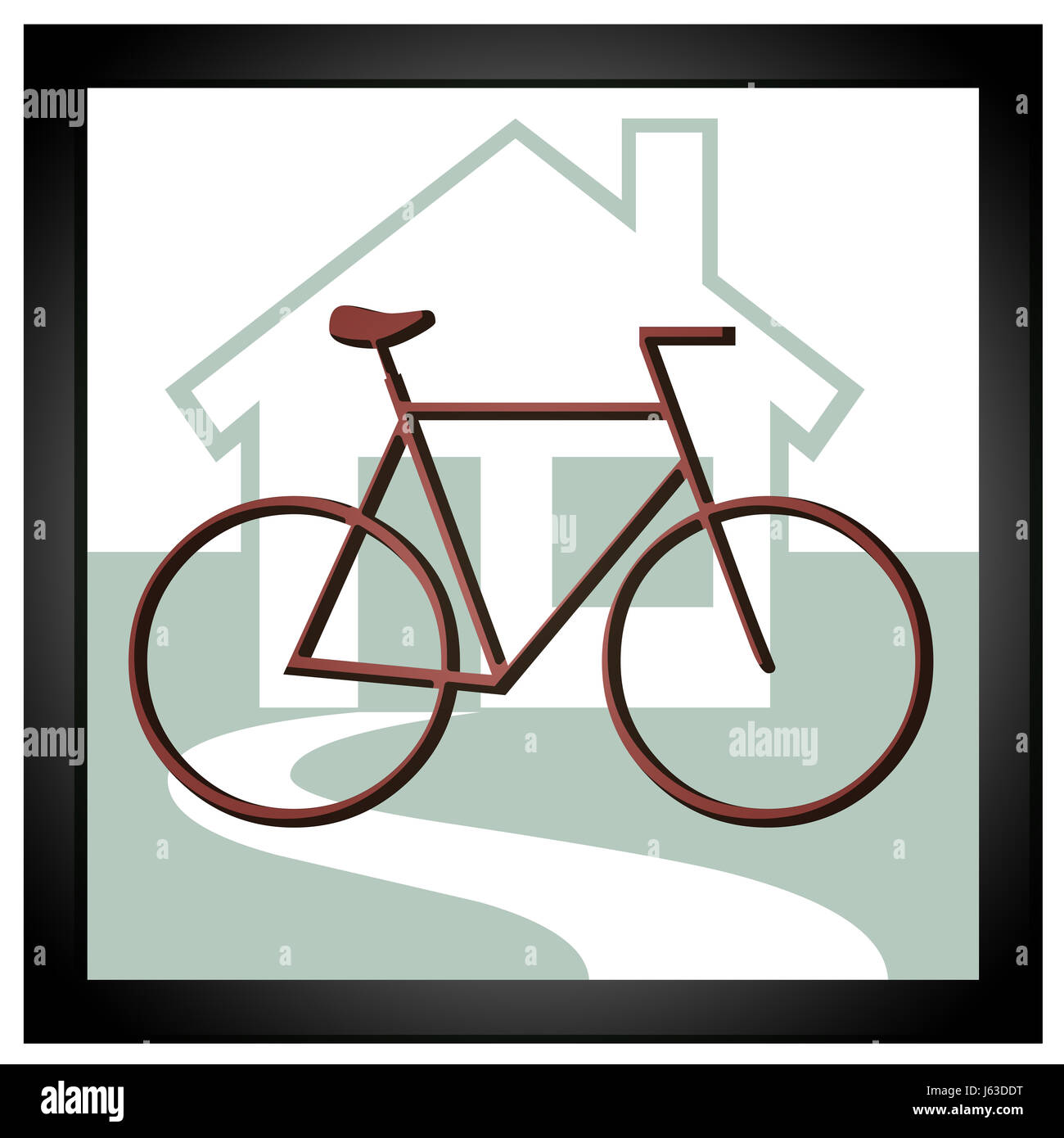 outing bike bicycle cycle cycling pictogram symbol pictograph trade ...