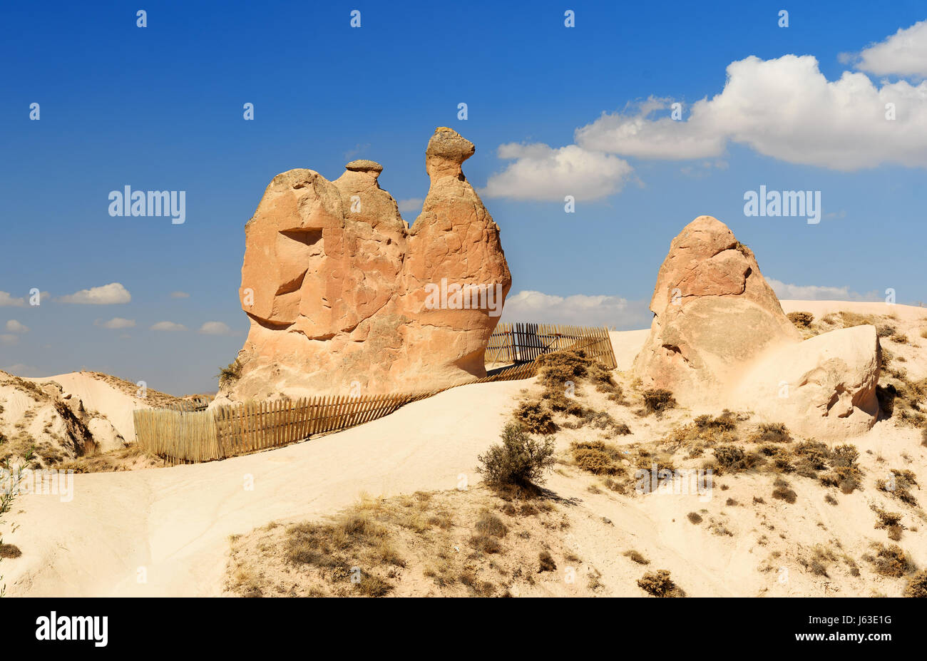Camel Rockin Devrent Valley at Cappadocia. Nevsehir Province. Turkey ...