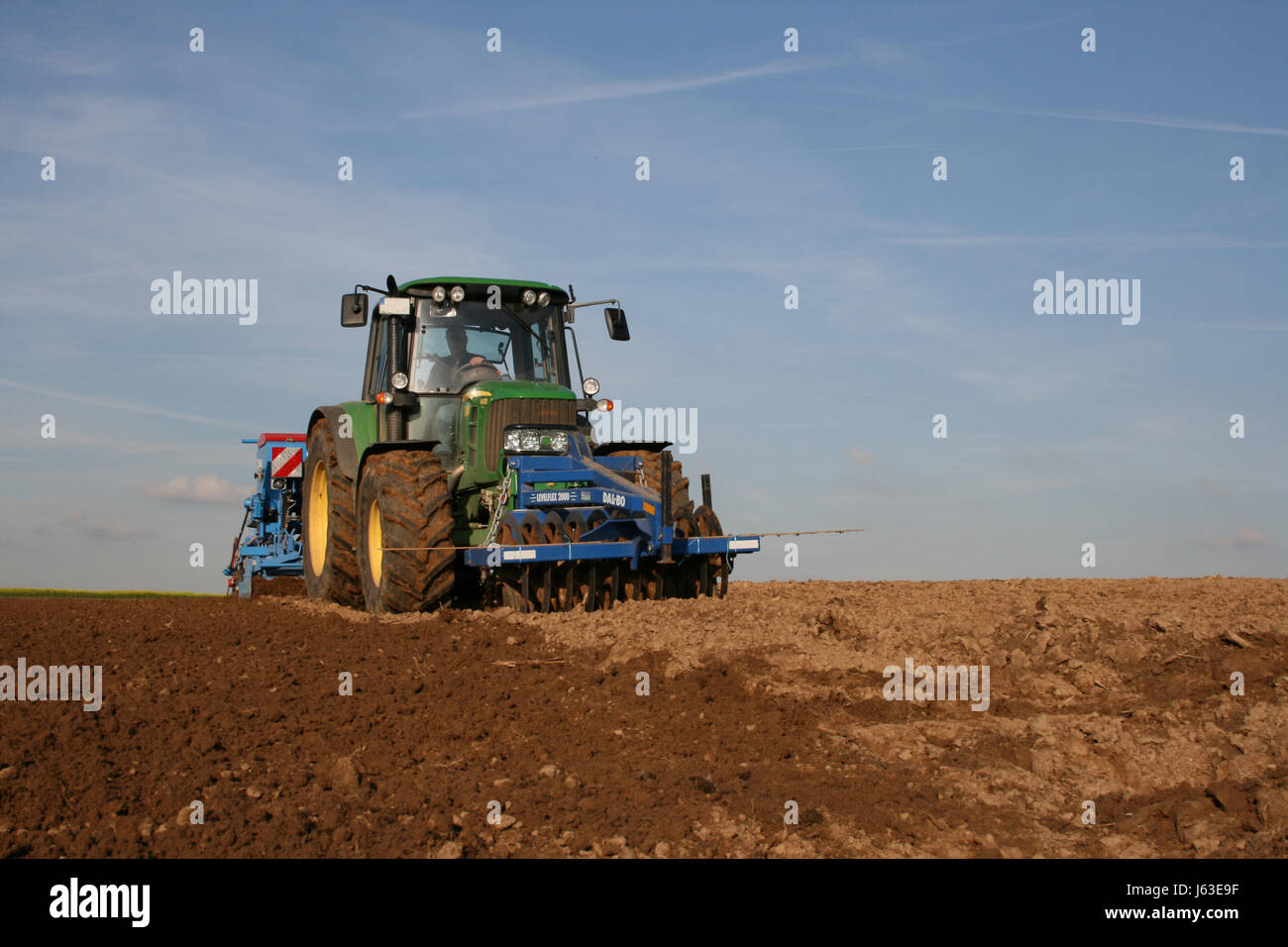 agrarian engine drive motor agriculture farming field tractor scenery ...