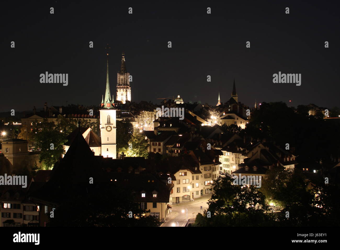 bern at night Stock Photo - Alamy