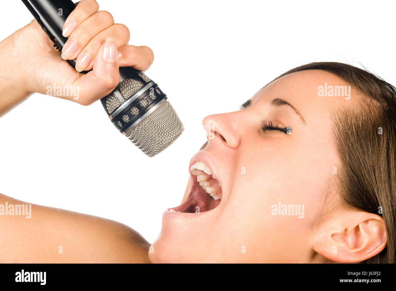 woman music face songstress sing head woman laugh laughs laughing twit ...