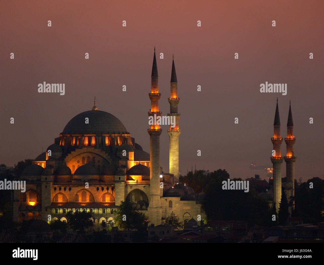 mosque at night Stock Photo - Alamy