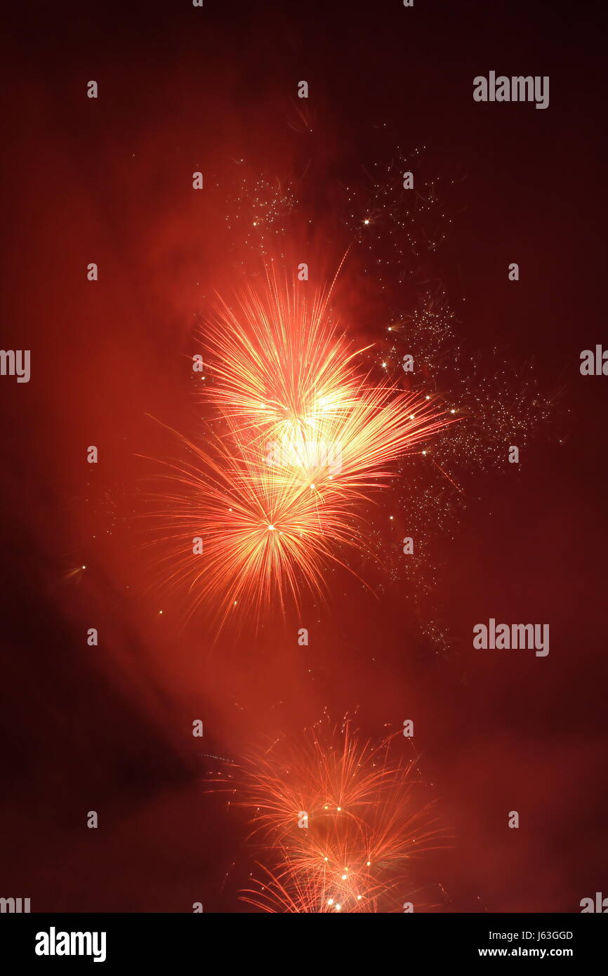 space rocket firmament sky firework fireworks sparks holiday space ...