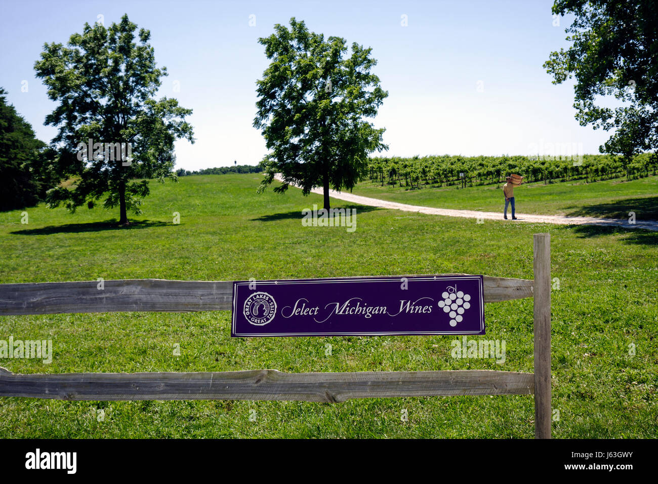 Vineyard trail sign hi-res stock photography and images - Alamy
