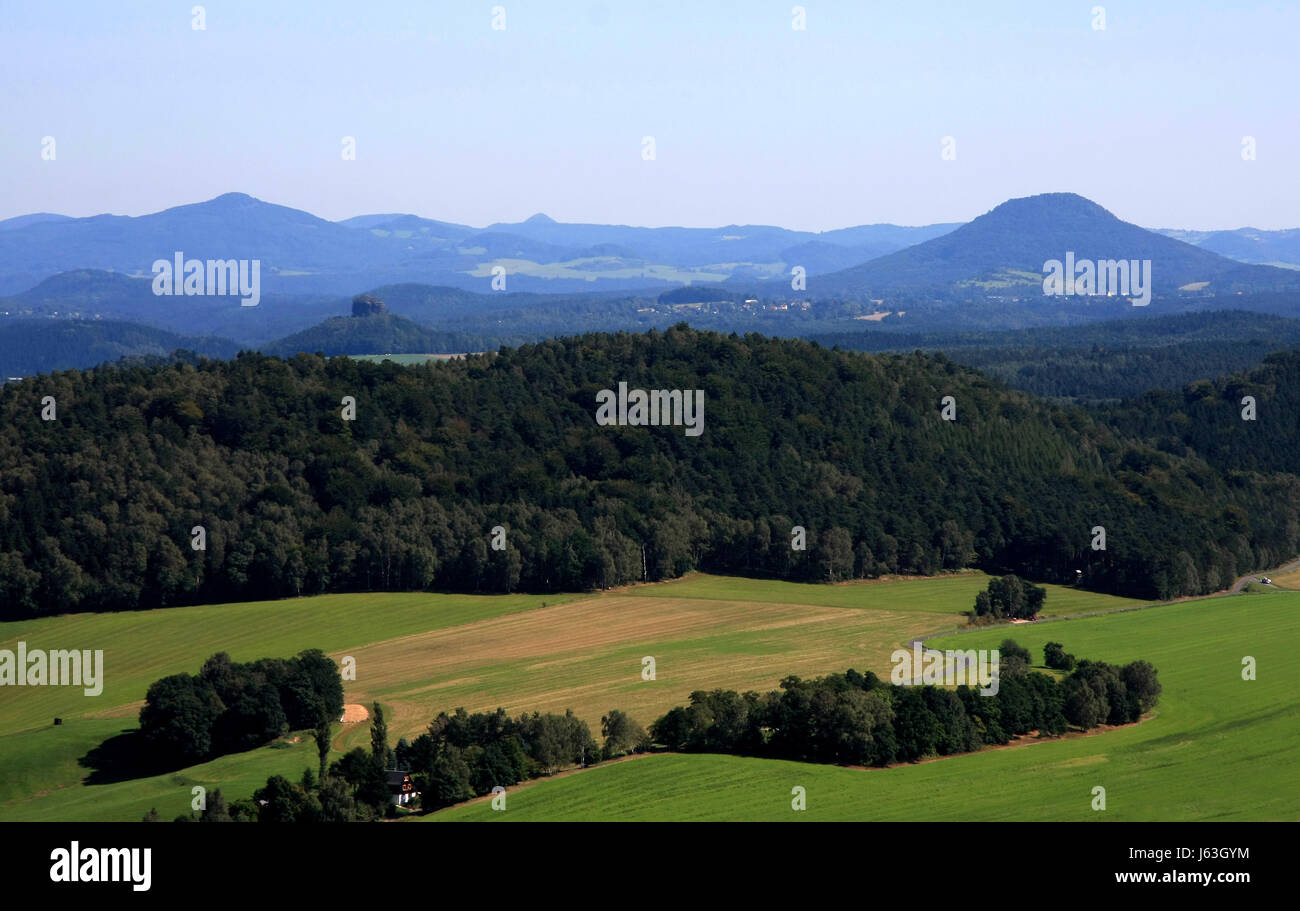 hill sight view outlook perspective vista panorama lookout bohemia ...