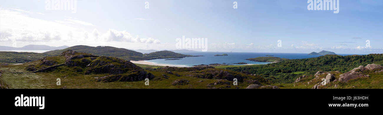 ring beach seaside the beach seashore rock islands sight view outlook ...