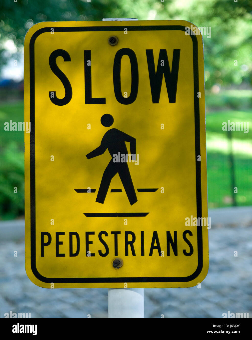 Notice Sign Slow Walking High Resolution Stock Photography and Images ...