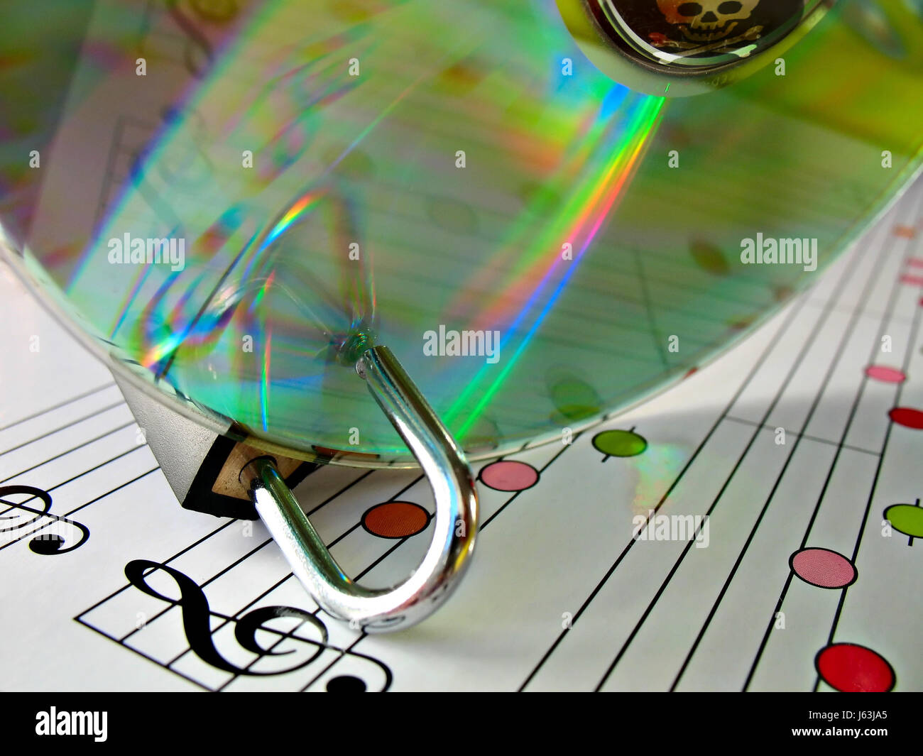 music disc digital protect protection lock piracy copyright music model ...