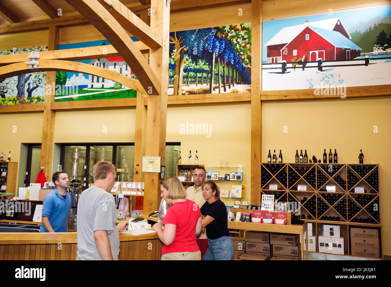 Black star farms winery hi-res stock photography and images - Alamy