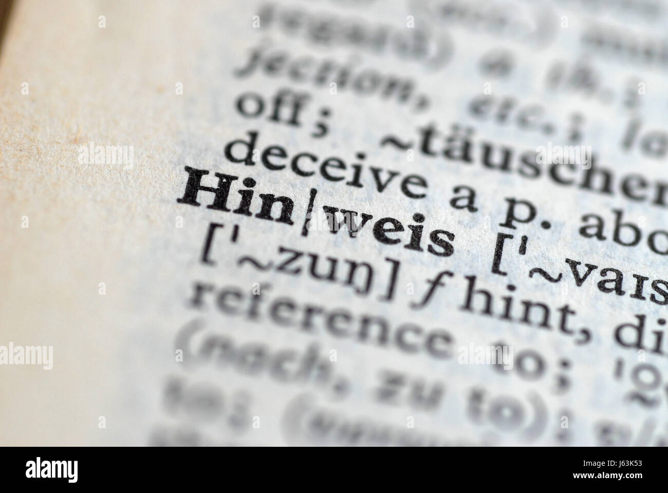 lexical entry note Stock Photo - Alamy