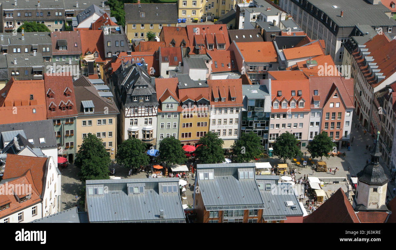 buildings cities square thuringia style of construction architecture ...