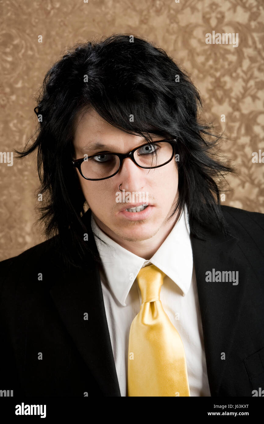 male masculine stare handsome makeup gaze photo model model hair man ...