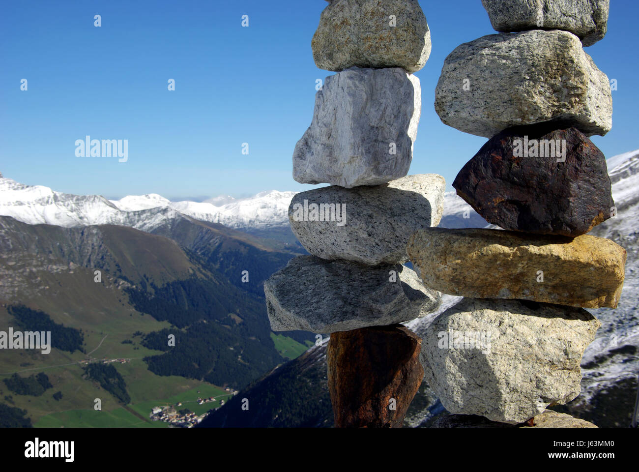 stone on stone Stock Photo - Alamy