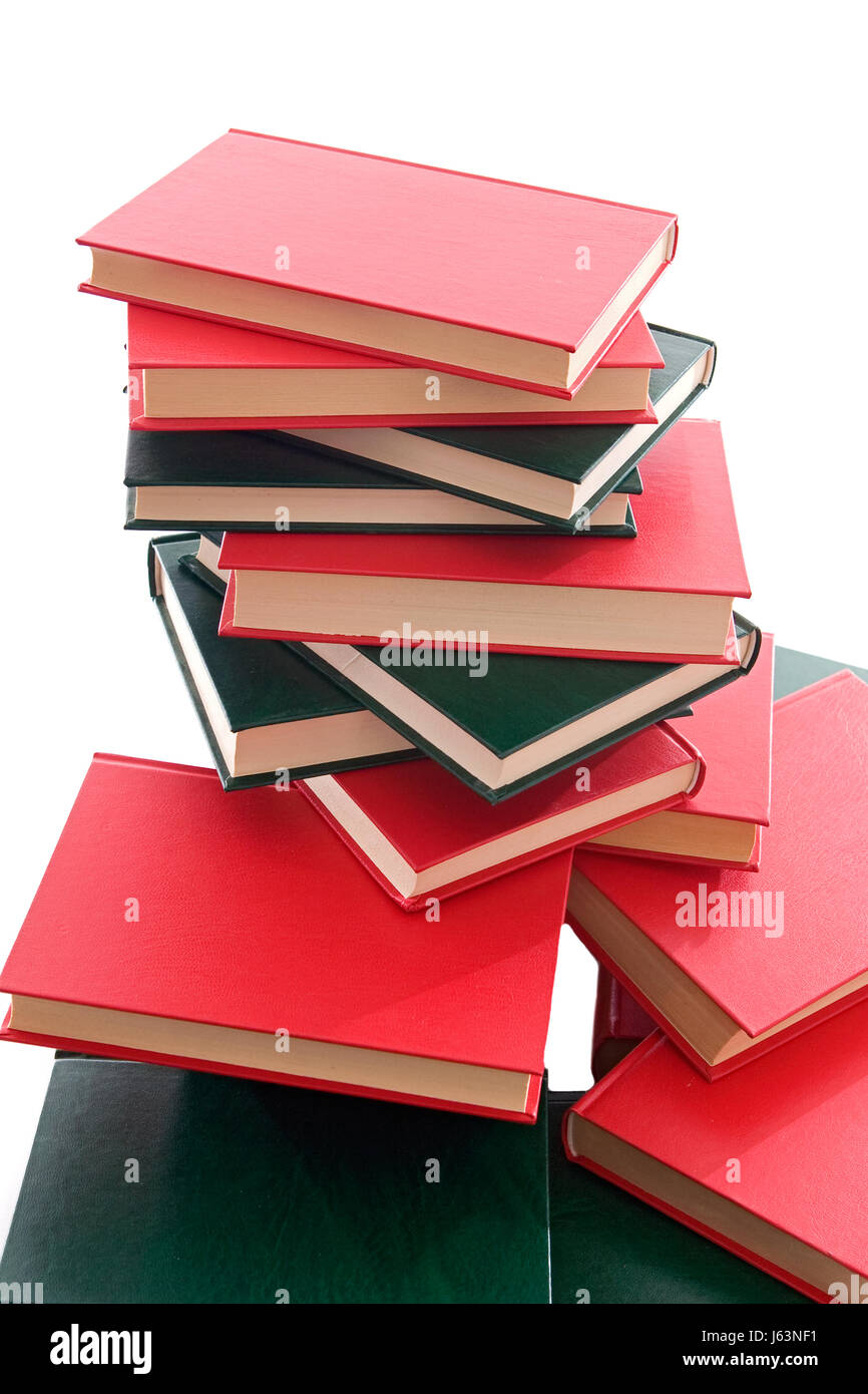books stack stacked heap pile book many study culture isolated model ...