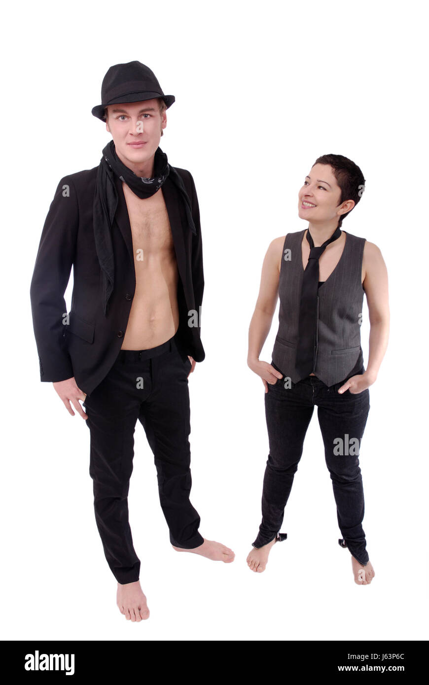 Couple admire view Cut Out Stock Images & Pictures - Alamy