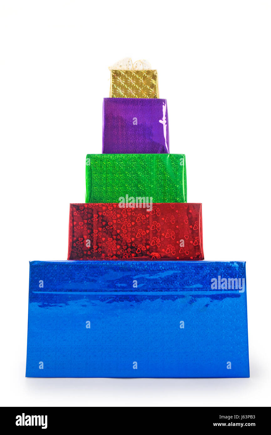 coloured colourful gorgeous multifarious richly coloured pyramid gift ...