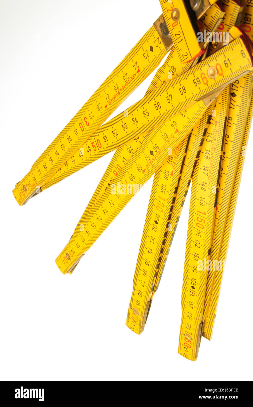 isolated open zollstock Stock Photo - Alamy