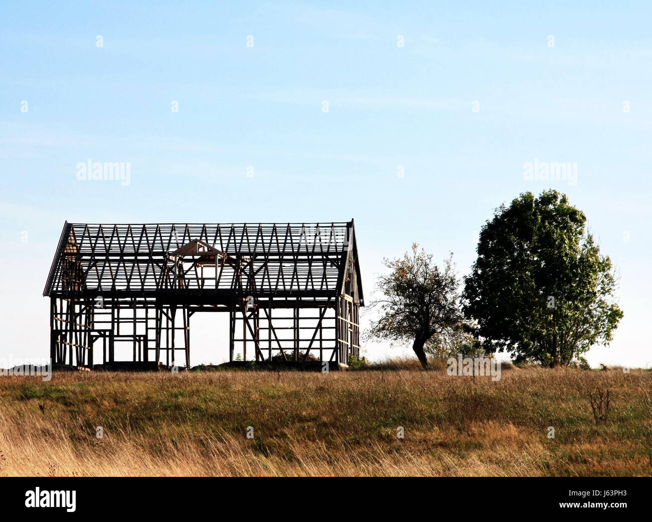 wood agriculture farming frame-work barn scaffold scaffolding carpenter ...