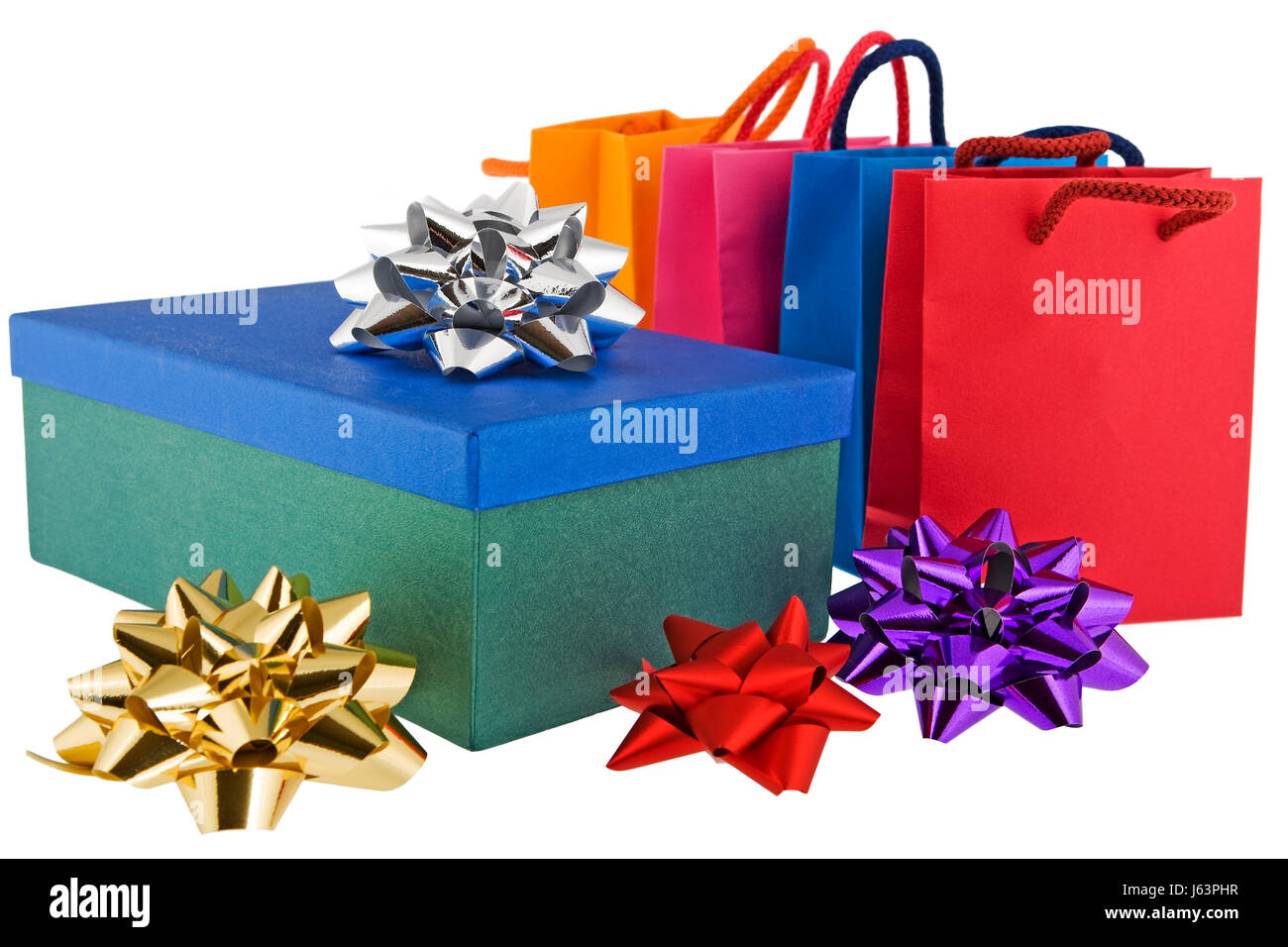 coloured colourful gorgeous multifarious richly coloured deco paperbags ...