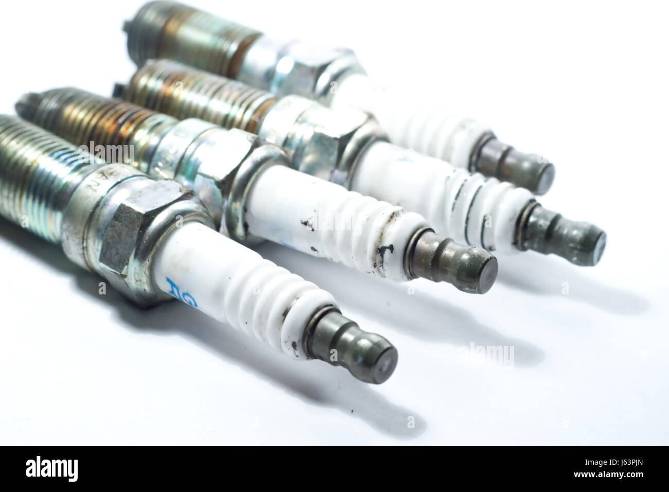 detail thread radio ceramics insulation ignition spark plug detail ...