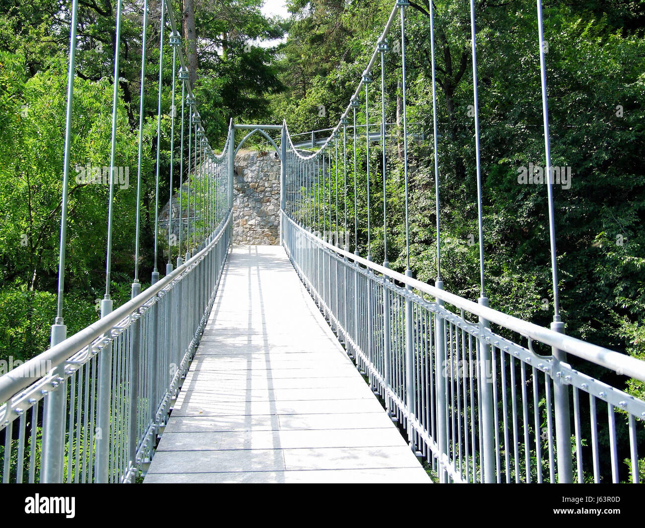 bridge metal suspension bridge footbridge bridge metal bridges ...