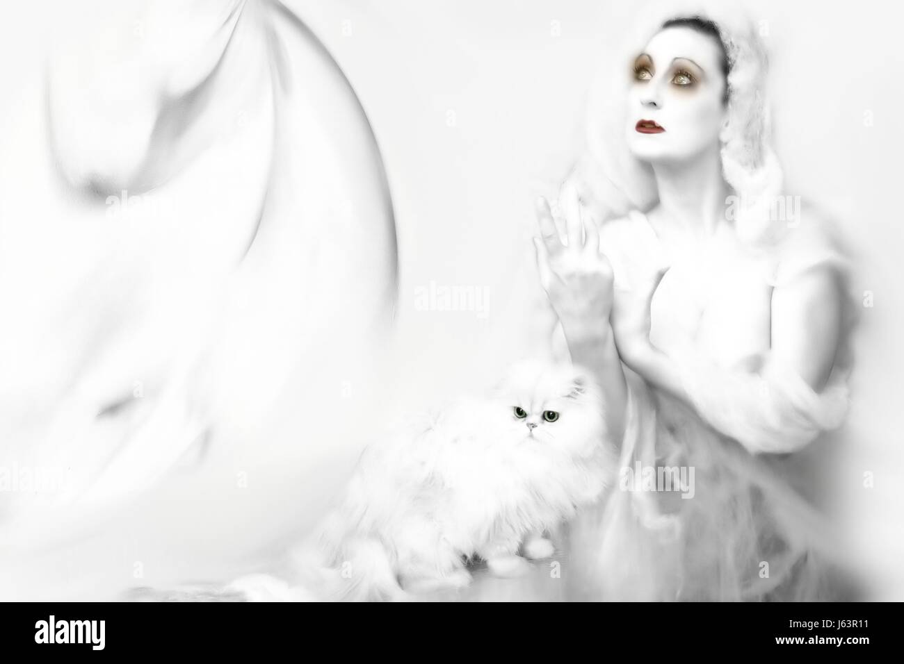 woman detail blank european caucasian fantasy alienation angel angels ...