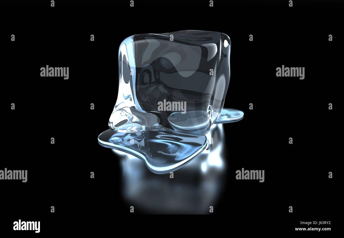 blue model design project concept plan draft cold ice ice cube melting ...