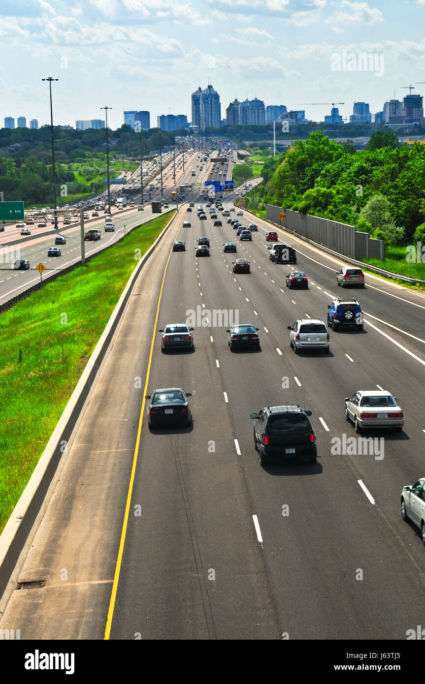 city town traffic transportation motorway highway busy road street cars ...