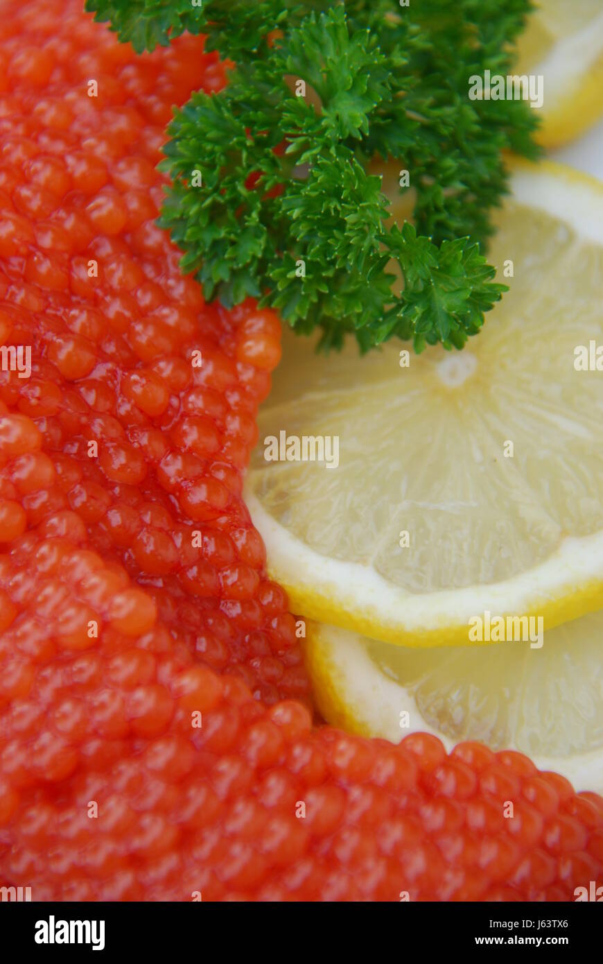 sushi parsley lemon citron coating film fish gourmet sushi japanese ...