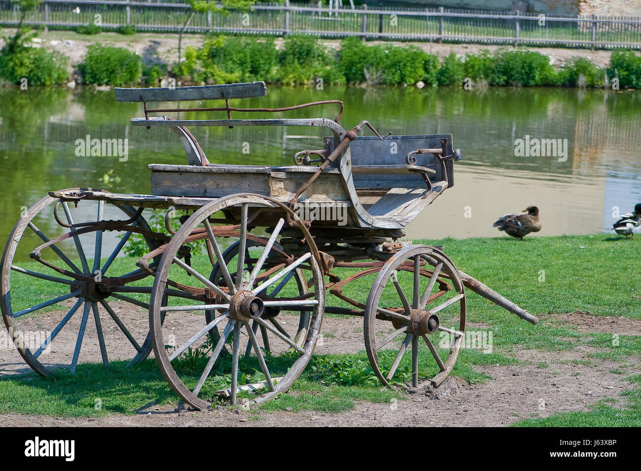 old horse-drawn carriage Stock Photo - Alamy