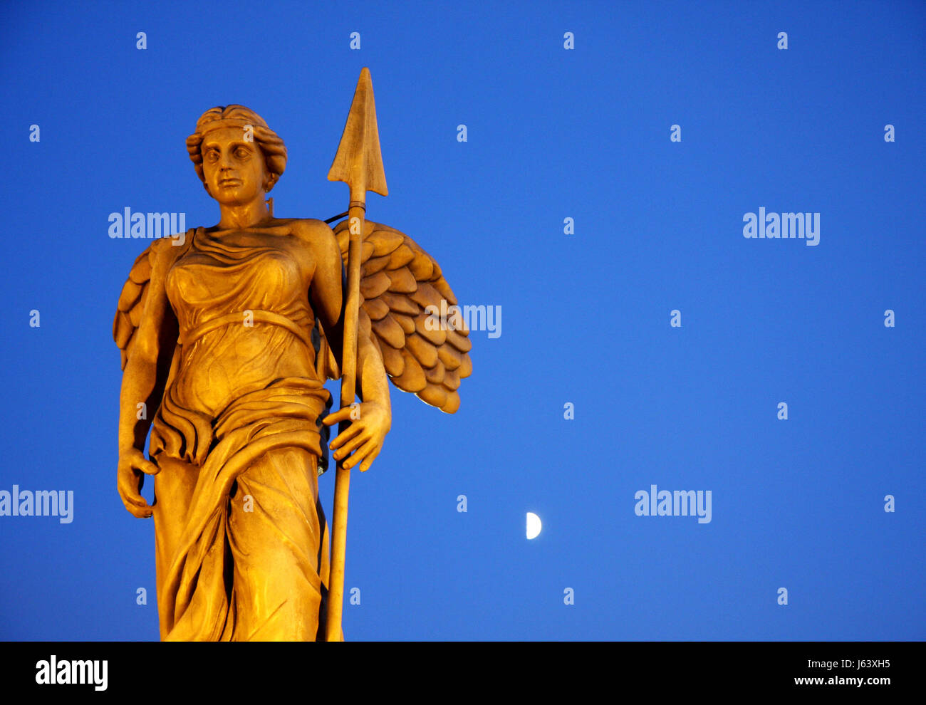 monument statue sculpture moon angel angels design shaping formation ...