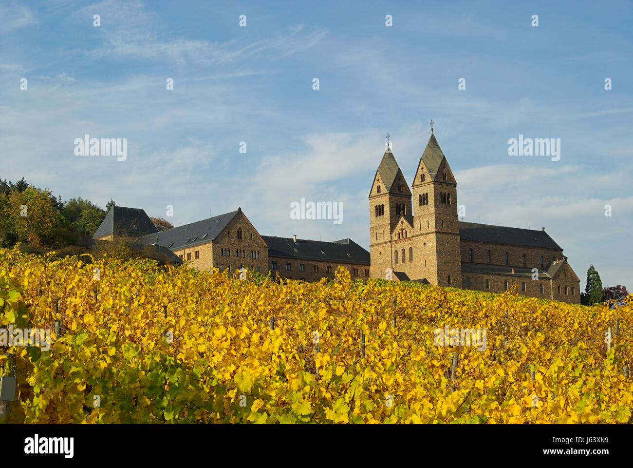 church vineyards monastery abbey convent saint house building tower ...