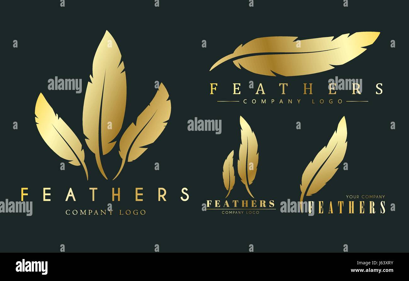 Gold and white logos hi-res stock photography and images - Alamy