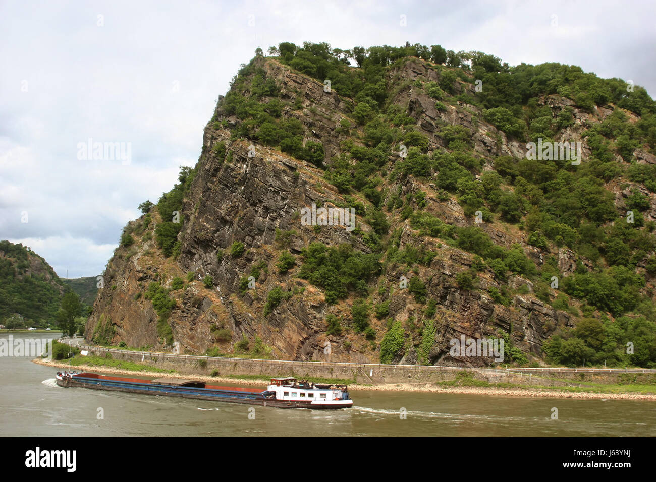 rhine container ship sightseeing germany german federal republic ...