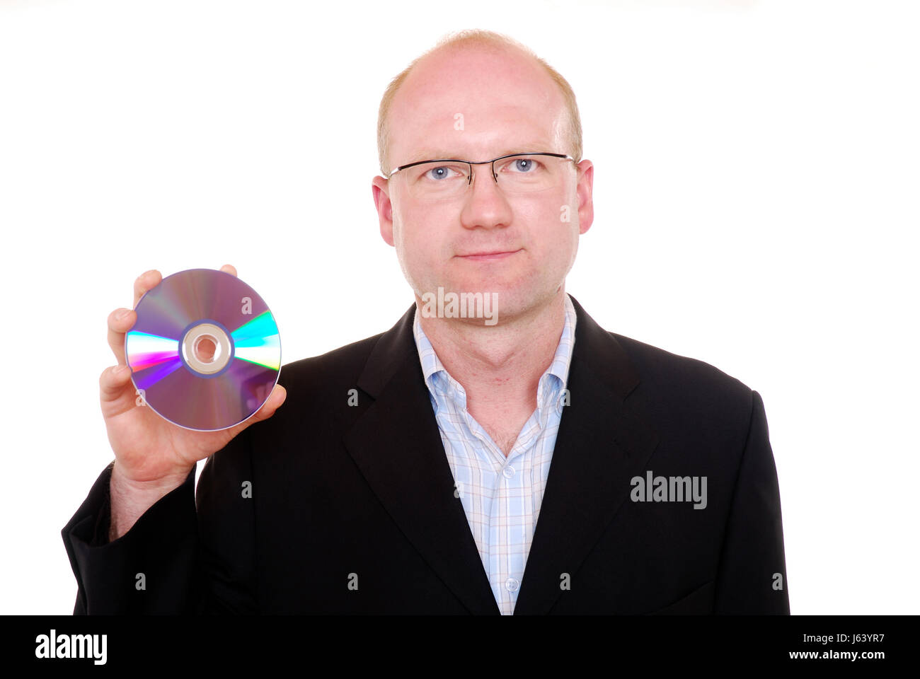 man with cd Stock Photo - Alamy