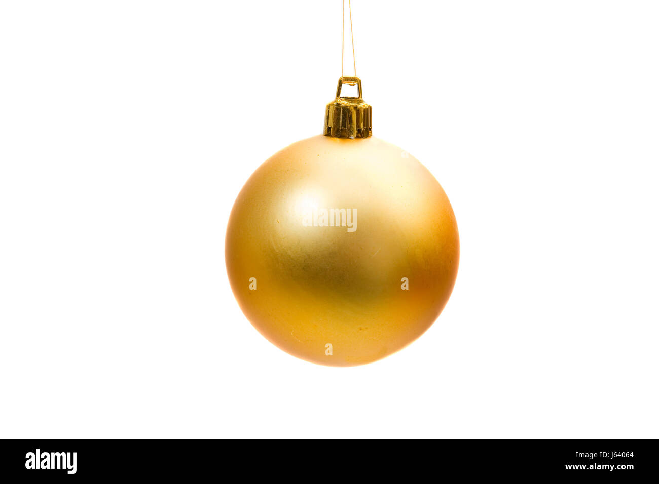 isolated golden christmas ball white xmas x-mas object objects single ...