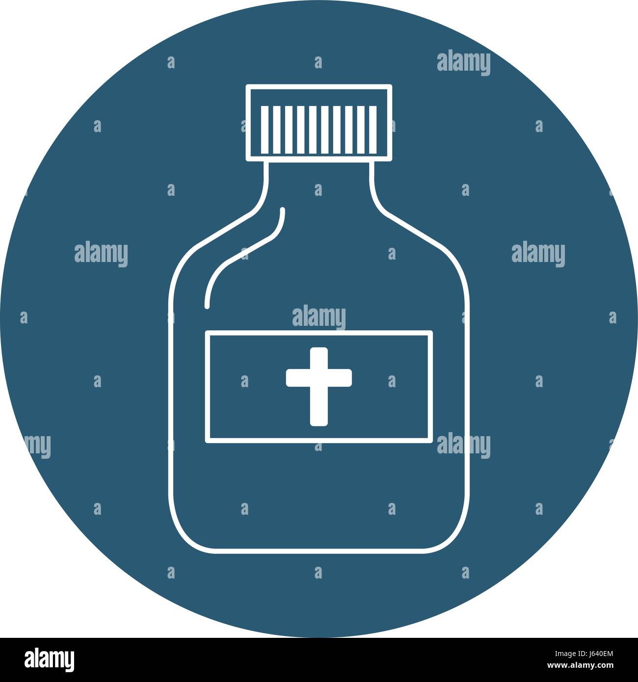medicine bottle isolated icon Stock Vector Image & Art - Alamy