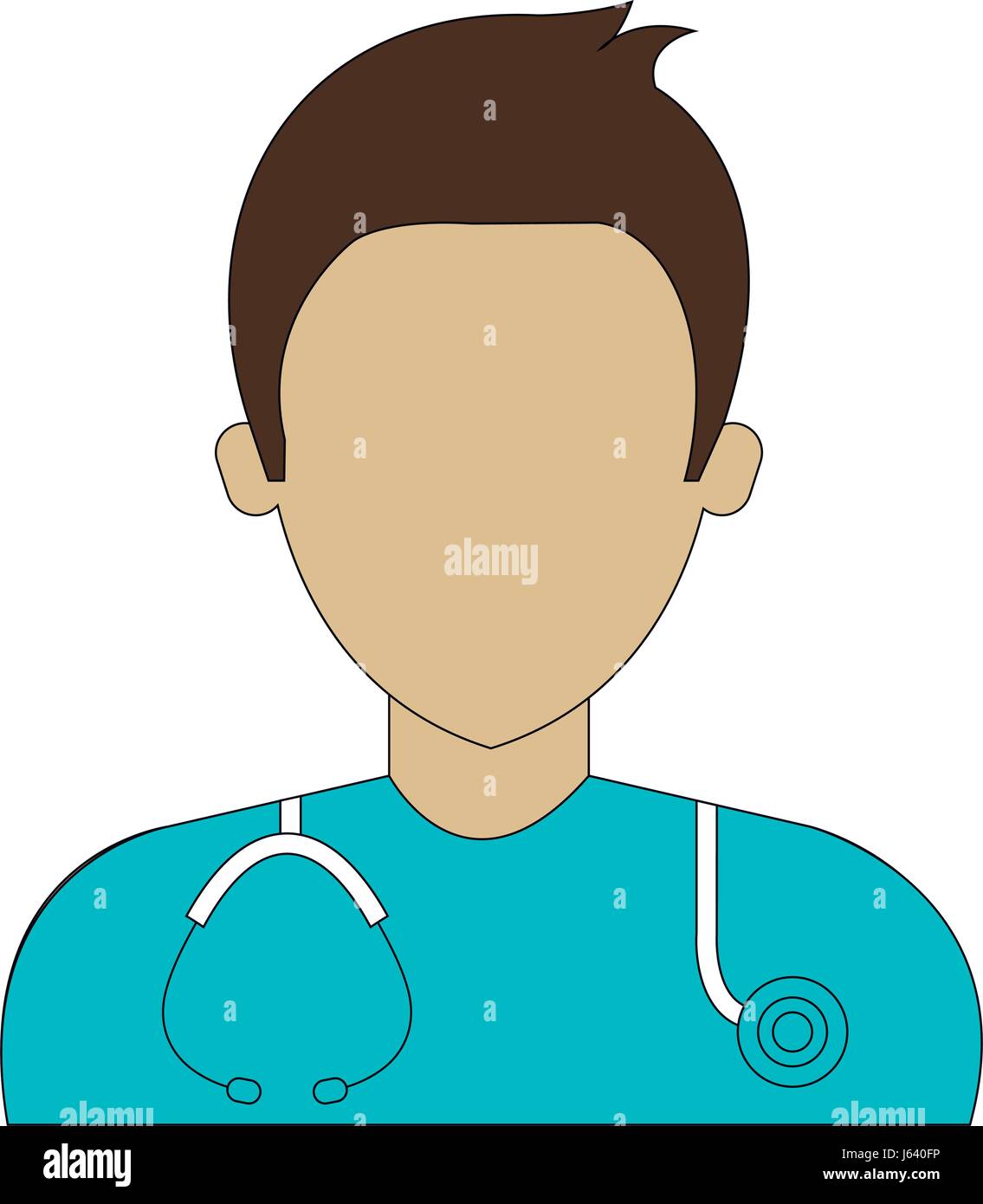 Male doctor avatar character Stock Vector Image & Art - Alamy
