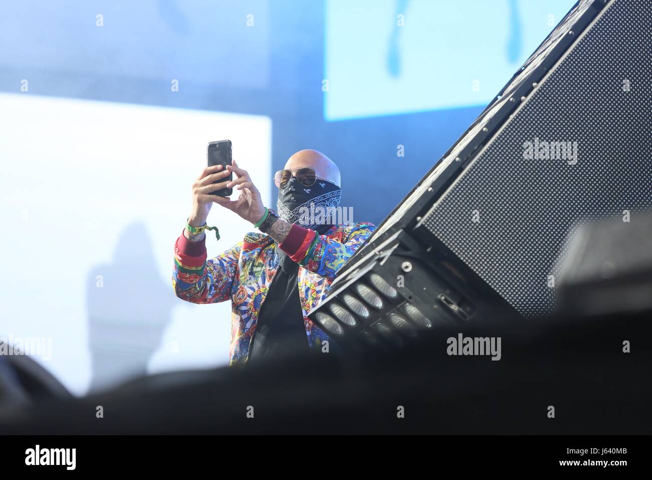 DJ Khaled seen performing at Coachella weekend 1 Day 3 with special ...