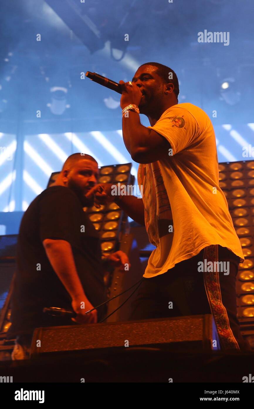 DJ Khaled seen performing at Coachella weekend 1 Day 3 with special ...
