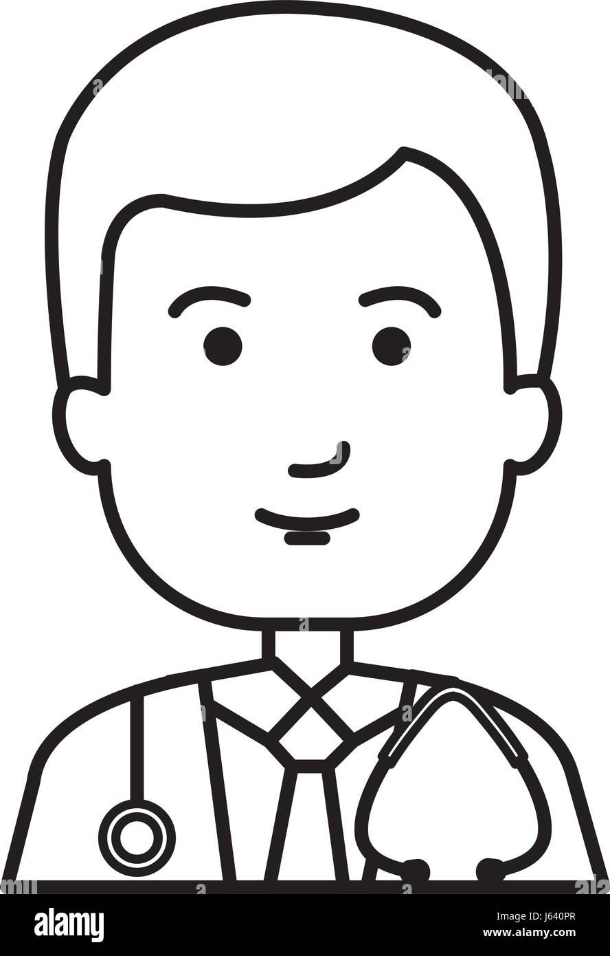 Male doctor avatar character Stock Vector Image & Art - Alamy