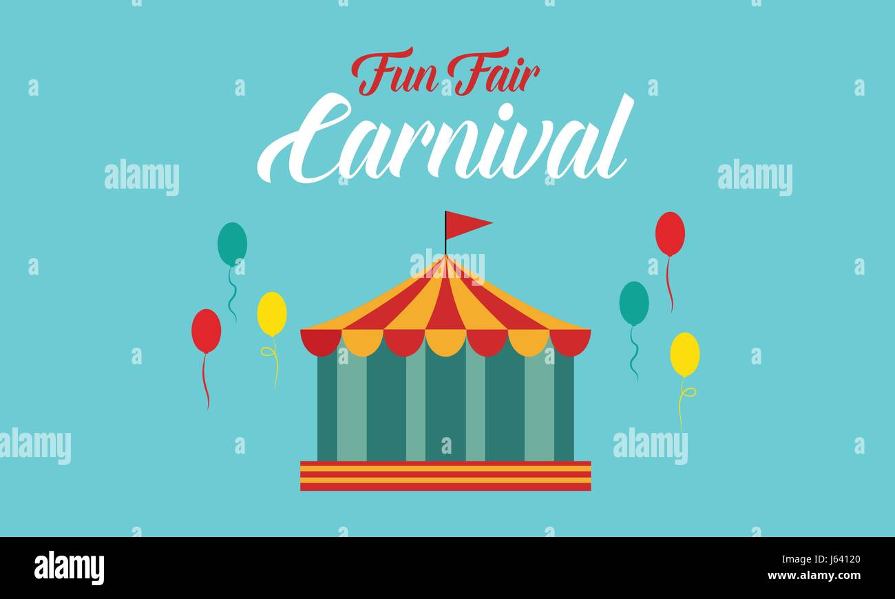 The carnival funfair background style Stock Vector Image & Art - Alamy