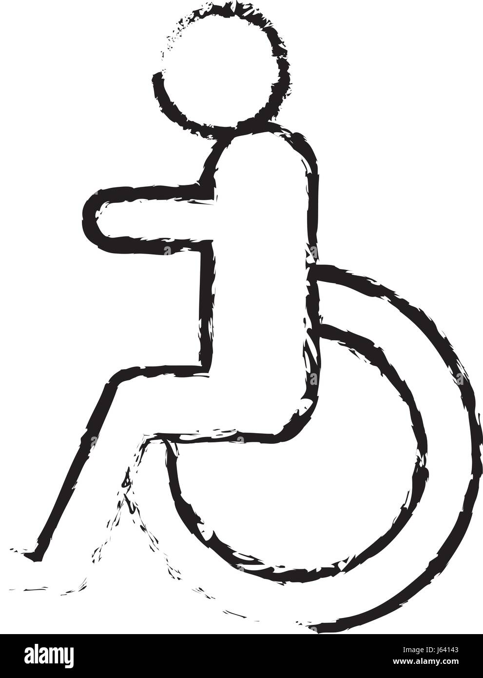 disable person sign icon Stock Vector Image & Art - Alamy