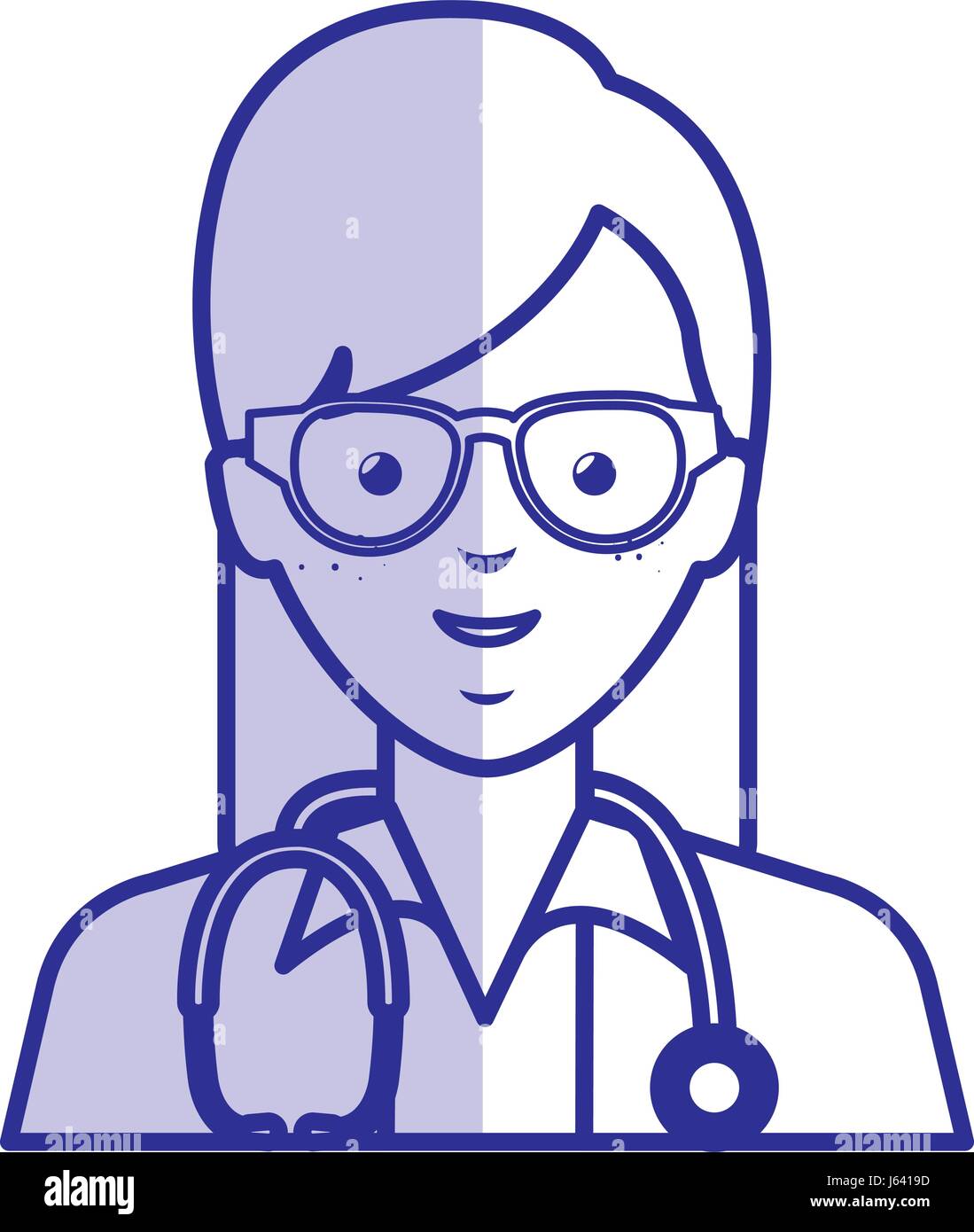 female doctor avatar character Stock Vector Image & Art - Alamy