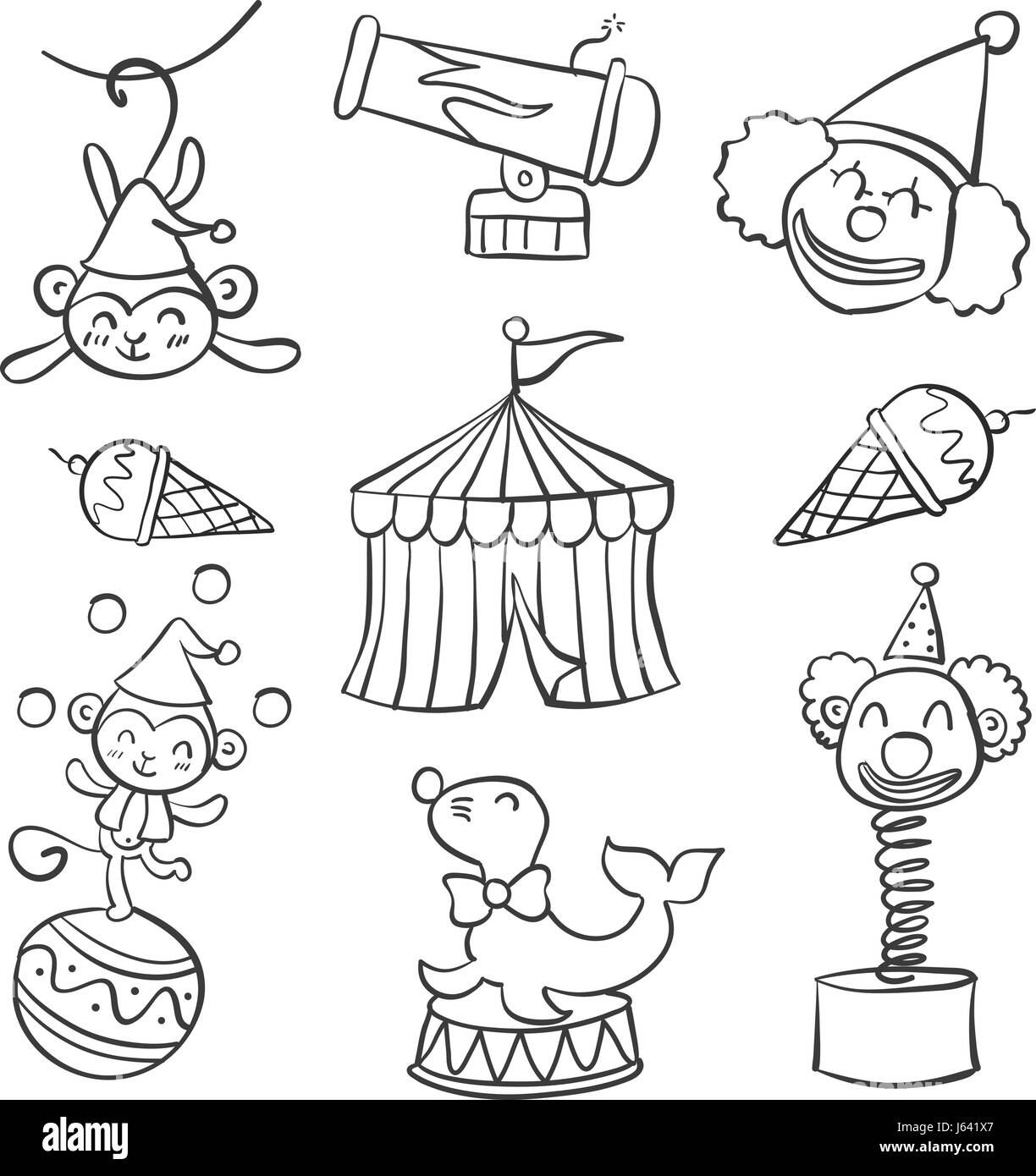 Circus Drawing Ideas Circus Drawing Stock Illustrations – 17,912