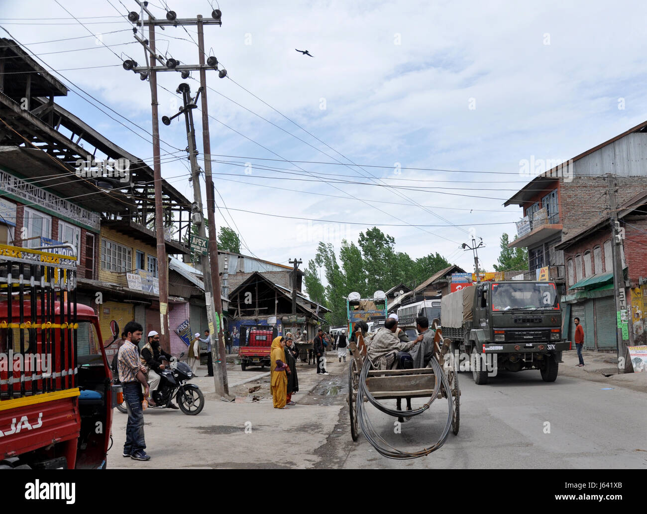Kashmir Street Photo, Srinagar (Photo Copyright © by Saji Maramon Stock ...