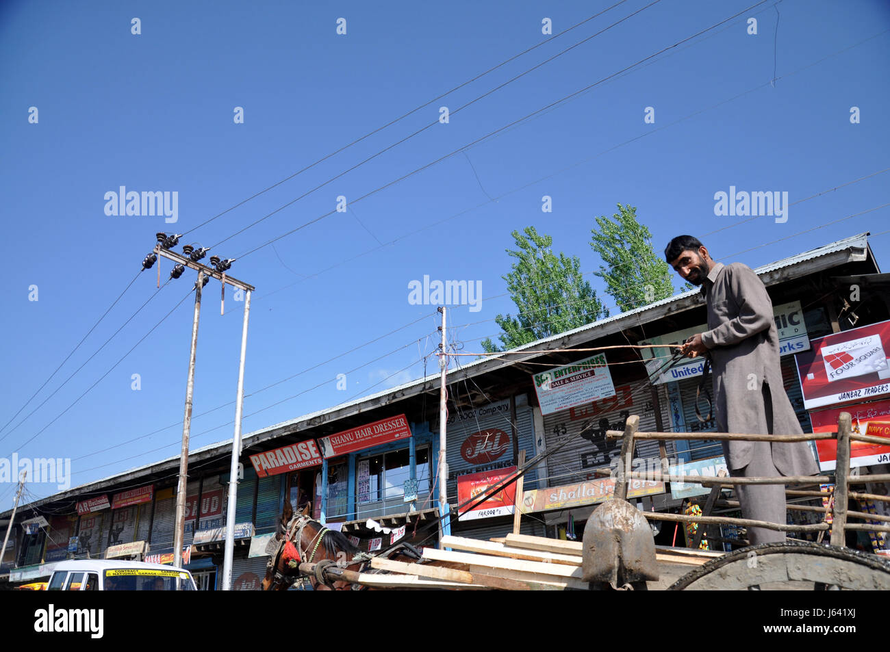 Kashmir street, srinagar (Photo Copyright © by Saji Maramon Stock Photo ...