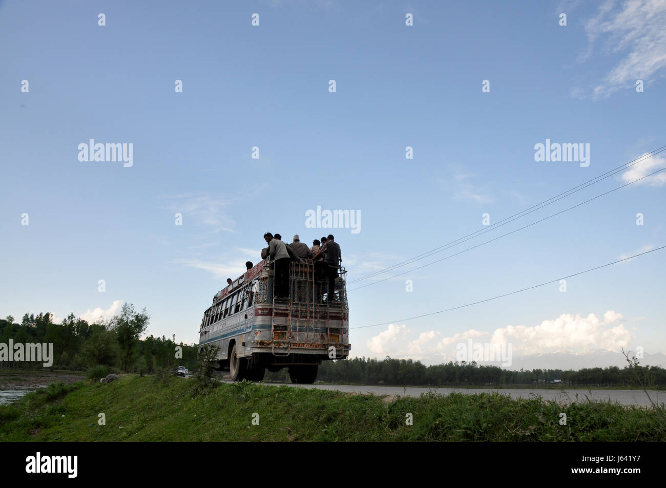 Kashmir Roadway Transport Local Service overload Bus, Baramulla (Photo ...